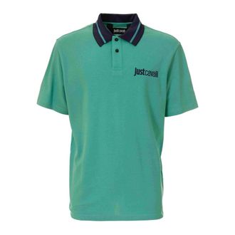 Just Cavalli Homme, Tops, Vert, Taille: 2XL Polo