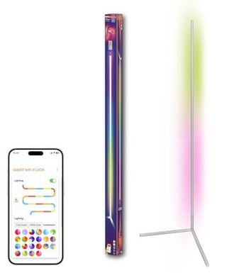 Osram Matter over Wifi Floor Corner LED Stehleuchte 1400mm, 14W, RGBW, 2700-6500K, WiFi, Fernbedienung, Wei&szlig;, Ambientlicht