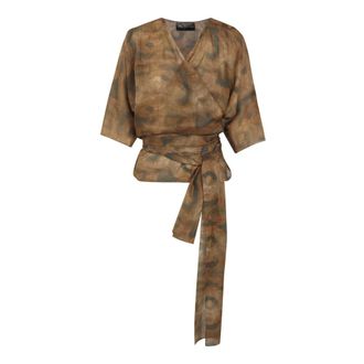 Cortana Nala Top - - Blouses & Shirts - Damen - Braun - M