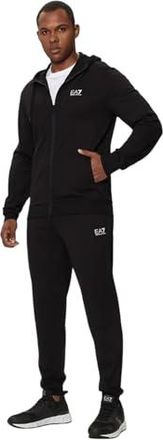 Emporio Armani Homme Survêtement Zippé À Capuche, Black/White, XL