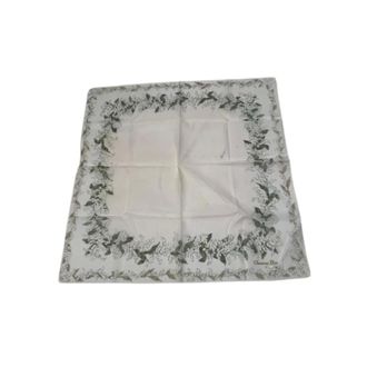Dior Pre-owned Vintage Foulard - Femme - Pre-owned - Blanc - Taille: ONE Size