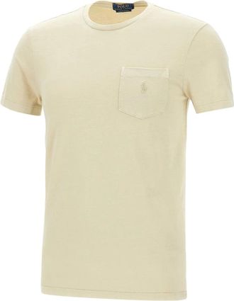 Polo Ralph Lauren Homme, Tops, Beige, Taille: S Mclassics T-shirt