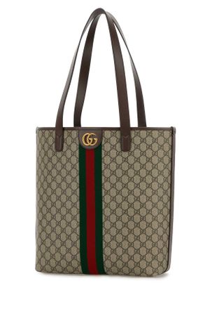 Gucci Mens Printed Canvas Medium Ophidia Shopping Bag Oldbebnacerovrv T Polyurethane Polyamide Borse A Mano