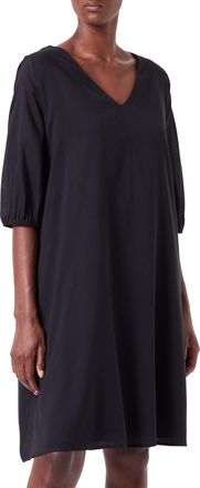 Tom Tailor Damen Midi Kleid 1032207, 14482 - Deep Black, 38