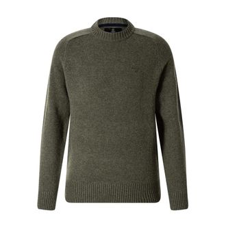 Barbour Strickpullover mit Rundhalsausschnitt - - Knitwear - Herren - Gr&uuml;n - 2XL