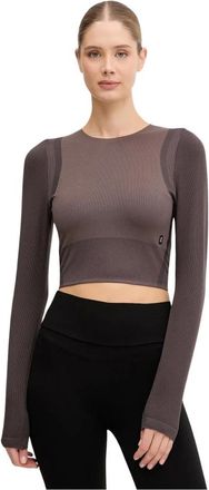 On Running Femme, Sport, Brun, Taille: 36 FR Studio Longsleeve