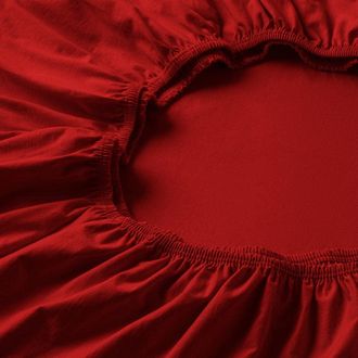 ESTELLA Spannbetttuch Zwirnjersey | Purpur