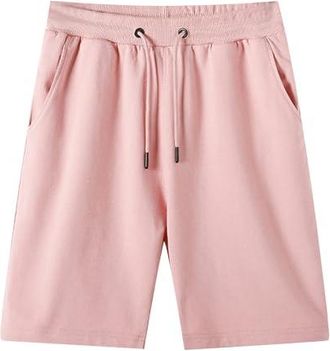 Generic Short court pour homme avec poches profondes, short ample, adapt&eacute; pour la course, la maison pour les loisirs, rouge, XXL