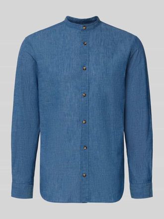 Jack & Jones Regular Fit Freizeithemd aus Baumwoll-Leinen-Mix