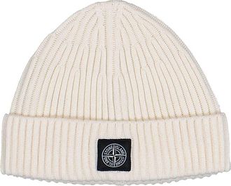Stone Island Bonnet - Blanc