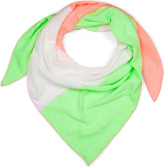 styleBREAKER Tuch 3-Farbiges Musselin Dreieckstuch
