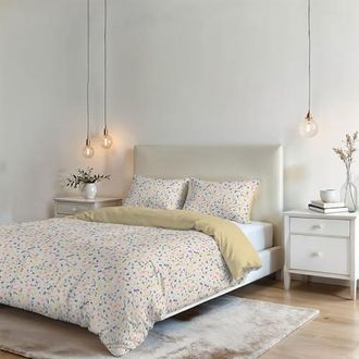 Italian Bed Linen Fantasy Bettbezug-Set aus Mikrofaser, Hintergrund, für Doppelbett