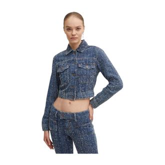Diesel De-Atel Denim Jacket - Femme - Vestes - Bleu - Taille: 40 FR
