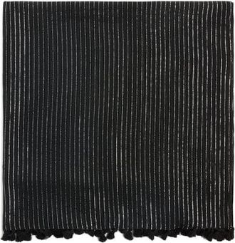 Saison 1865 Foulard en coton et fil métallisé