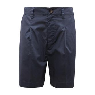 Woolrich Poplin Short - - Shorts - Damen - Blau - W28