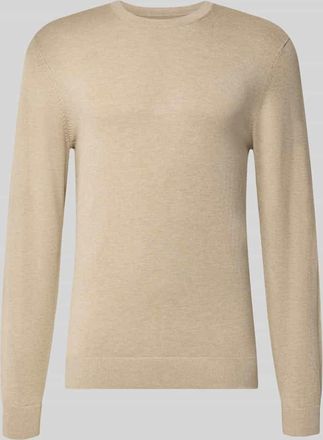 Mc Neal Strickpullover mit geripptem Rundhalsausschnitt