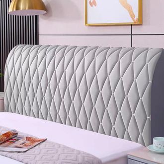 Generic Bett Kopfteil Bezug, Stretch Kopfteilbezug Bett Staubdicht Bettkopfteil Hussen All-Inclusive Verdicken Kopfteilbezug Überzug for Gepolsterte Schlafzim