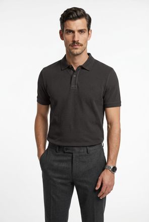 Joop Poloshirt JOOP JEANS Ambrosian, Herren, Gr. XL, schwarz, Piqu&eacute;, Obermaterial: 95% Baumwolle, 5% Elasthan, unifarben, normal, Rippb&uuml;ndchen, Shirts