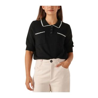 Suncoo Polka Sweater - - Tops - Damen - Schwarzk - XS