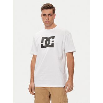 DC T-Shirt Star Hss ADYZT05373 Wei&szlig; Relaxed Fit