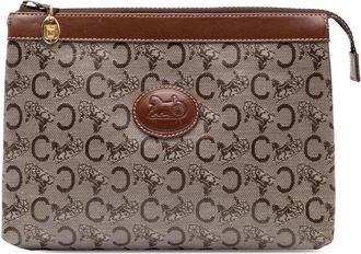 Celine Clutches - C Carriage Coated Canvas Clutch - Gr. unisize - in Braun - f&uuml;r Damen