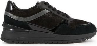 Geox Baskets basses Desya en cuir m&eacute;lang&eacute;