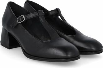 Lince Lince Chaussures en cuir confortable | Semelle en caoutchouc | Semelle int&eacute;rieure en gel | I55103 | Fabriqu&eacute;es en Espagne, Cuir Rilux noir, 41 EU