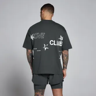 MyProtein T-shirt oversize en coton avec graphique Hybrid MP homme - Noir d&eacute;lav&eacute; - S