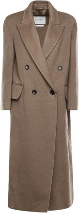 Max Mara Femme, Manteaux, Brun, Taille: 34 FR Manteau Armonia 1234