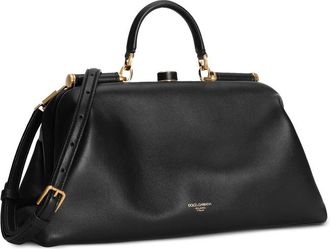 Dolce & Gabbana Large Grandma Handbag In Plong&eacute; Nappa Leather