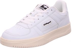 Kangaroos Unisex K-Nat Harper Sneaker, White/Jet Black, 38 EU