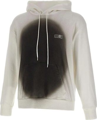 Maison Margiela Homme, Sweatshirts et sweats &agrave; capuche, Blanc, Taille: S MM6 Maison Margiela Sweaters White