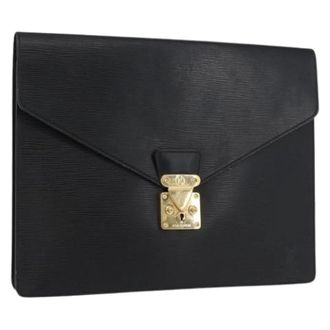 Louis Vuitton Pre-owned Leder Clutch - - Pre-owned - Damen - Schwarzk - ONE SIZE