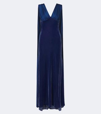 SIMKHAI Robe Mariselle aus Samt