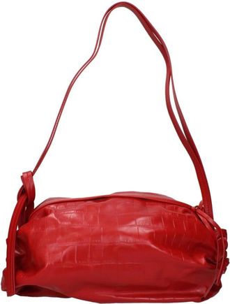 Jil Sander Femme, Sacs, Rouge, Taille: ONE Size Leather Shoulder Bag