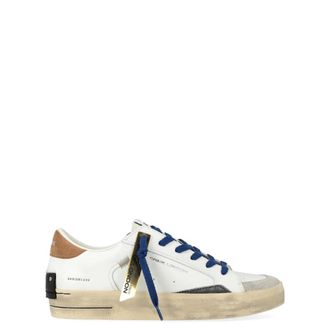 Crime London Homme, Chaussures, Blanc, Taille: 45 EU Sk8 Deluxe Baskets