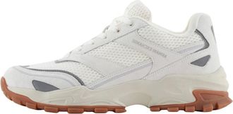 A|X Armani Exchange Homme, Chaussures, Blanc, Taille: 45 EU Baskets Cuir Tissu Semelle en Caoutchouc