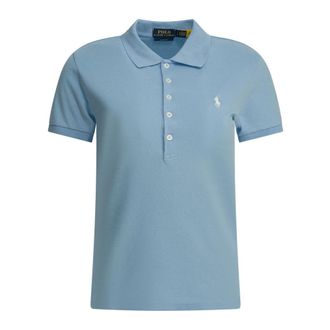 Polo Ralph Lauren Slim Polo Shirt - - Tops - Damen - Blau - L