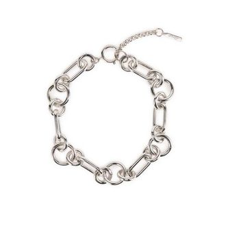 Justine Clenquet Collier choker Troy &agrave; maillons ronds et ovales