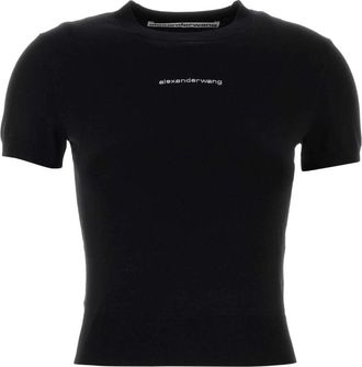 Alexander Wang Femme, Tops, Noir, Taille: 36 FR T-Chemises