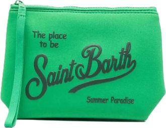 MC2 Saint Barth Femme, Sacs, Vert, Taille: ONE Size Aline Clutch Bag