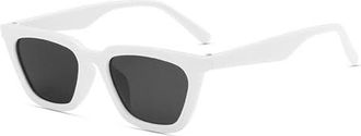 Generic Lunettes De Soleil Unisexes &Agrave; Monture Fine, Id&eacute;ales For Les Trajets Quotidiens Et Sports Plein Air(White)