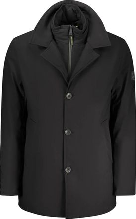 North Sails Homme, Vestes, Noir, Taille: S Veste Trench &agrave; Manches Longues