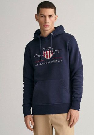GANT Hoodie REG ARCHIVE SHIELD HOODIE mit modischer Logostickerei auf der Brust