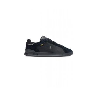 Ralph Lauren Homme, Chaussures, Noir, Taille: 42 EU Utility Leather Baskets