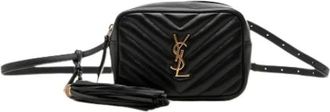 Saint Laurent Sac bandouli&egrave;re matelass&eacute; doccasion - Femme - Pre-owned - Noir - Taille: ONE Size