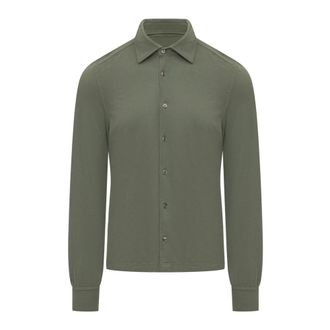 Malo Homme, Chemises, Vert, Taille: 2XL Camicia ML