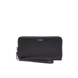 Marc Jacobs Schlanke Continental Geldb&ouml;rse mit Logo - - Accessories - Damen - Schwarzk - ONE SIZE