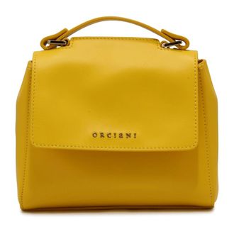 Orciani B02019 Liberty Vanity Bag - - Bags - Damen - Gelb - ONE SIZE