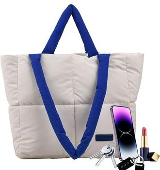 Generic Sac de sac gonflable : poche rembourr&eacute;e dhiver, bretelles confortables, avec fermeture &eacute;clair de grande capacit&eacute; rembourr&eacute;e rembourr&eacute;e de mode d&eacute;contr